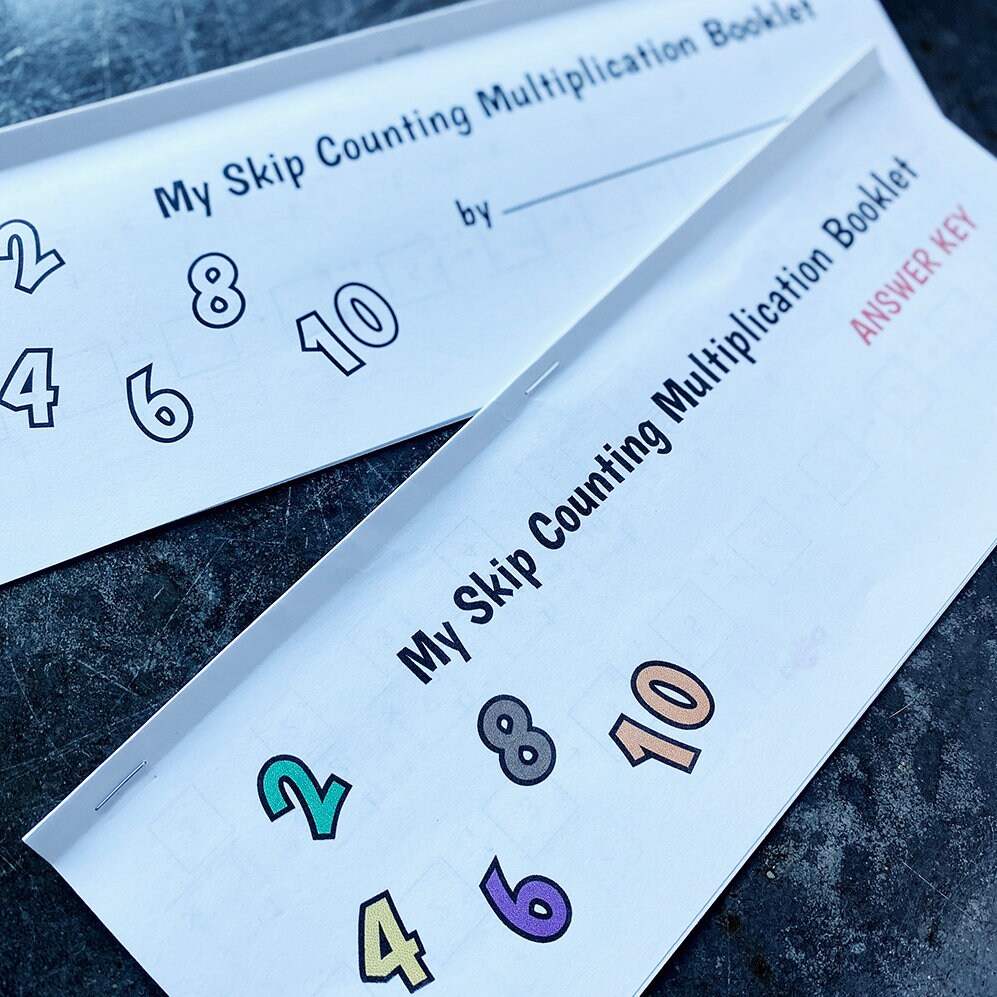 Montessori Skip Counting Multiplication Math Facts Booklet - Etsy