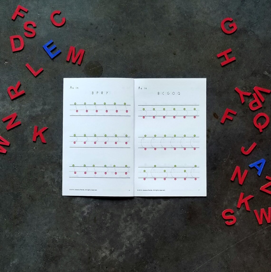 Pre-writing Printing Tracing Cards Booklets Posters for | Etsy