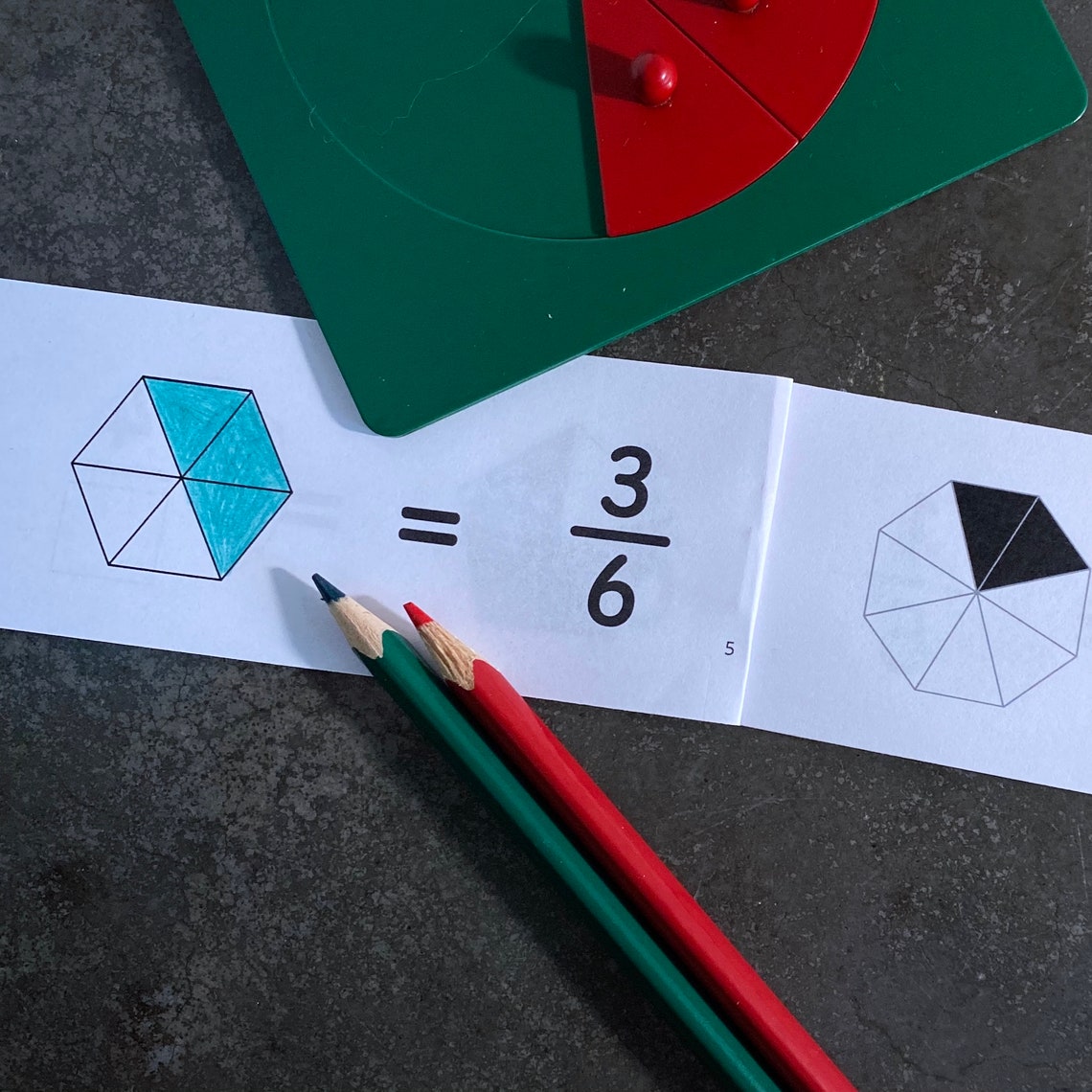 Montessori Fractions Bundle: Sorting Ordering Naming Card & - Etsy