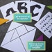 Tangram Task Cards With Alphabet Puzzles - Etsy