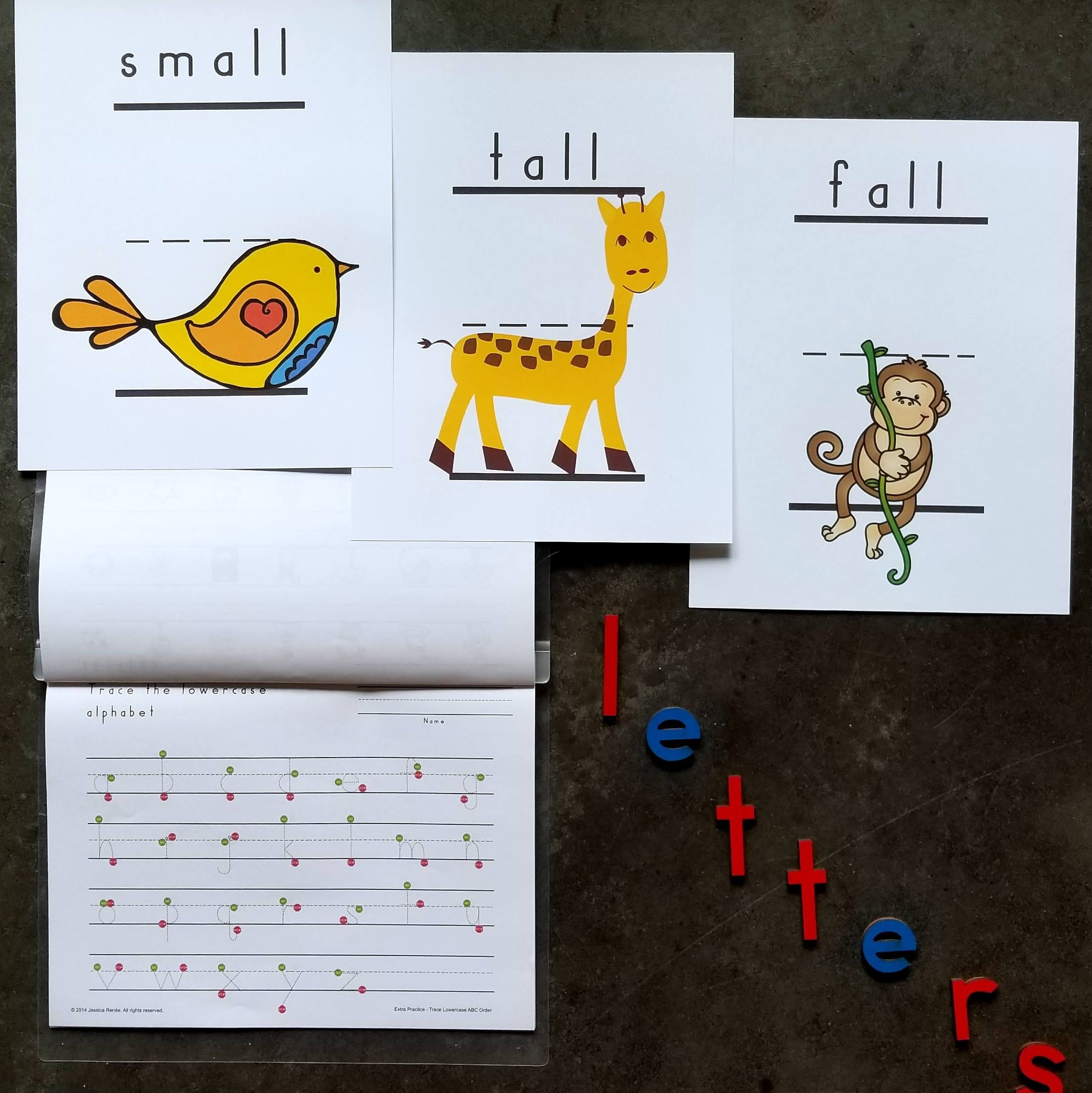 Pre-writing + Printing Tracing Cards, Booklets, + Posters for Upper ...