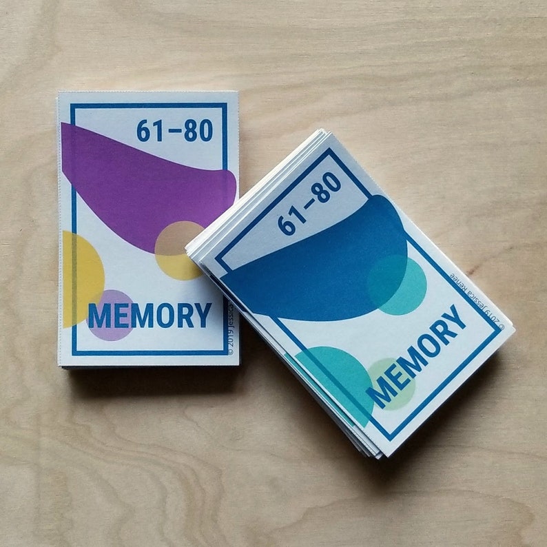 Montessori Math Memory Game: Beads and Numerals for 6180 | Etsy