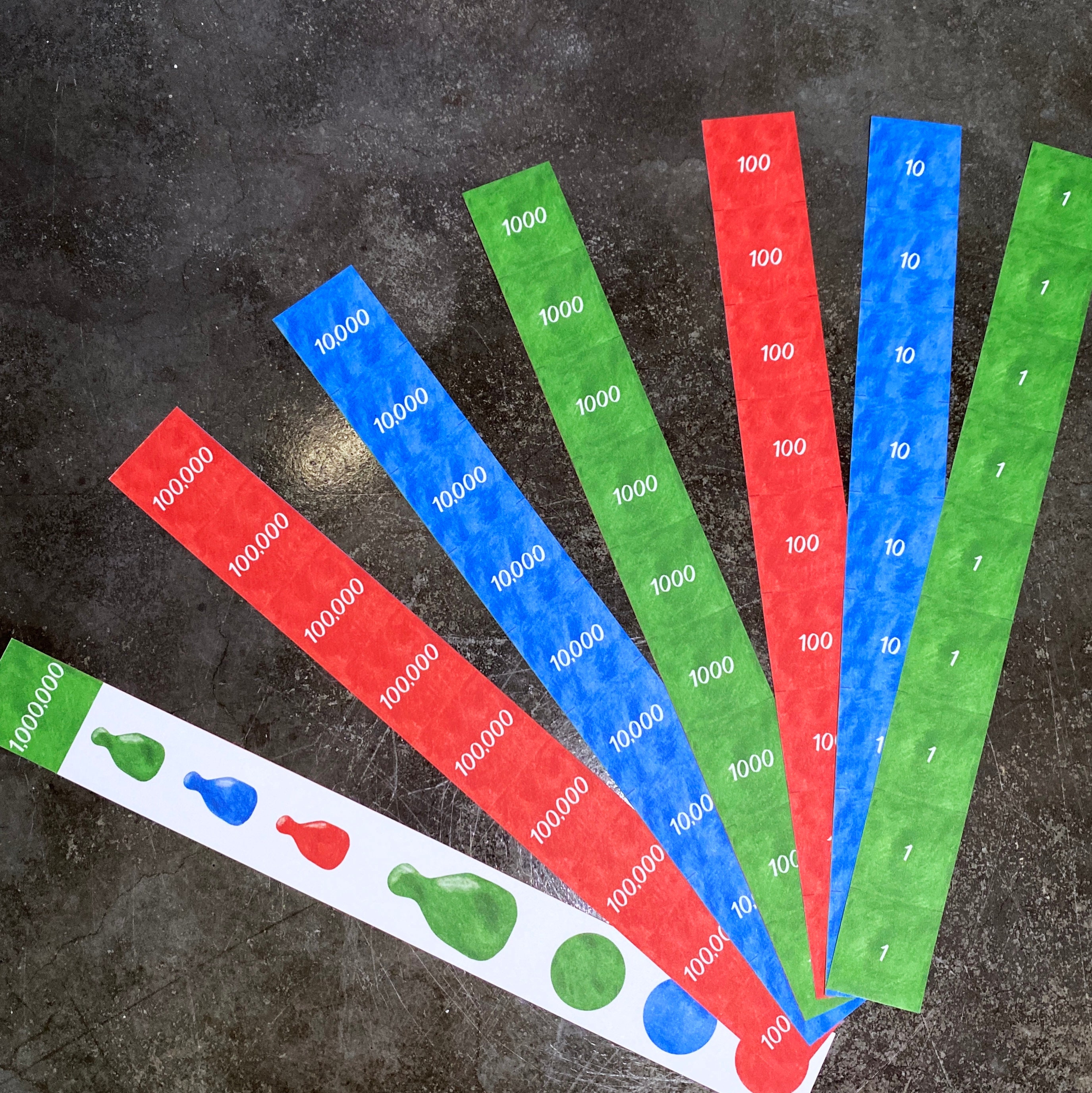 Montessori Printable Stamp Game Material - Etsy