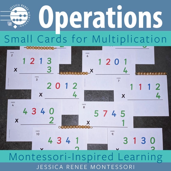 Montessori Math Multiplication
