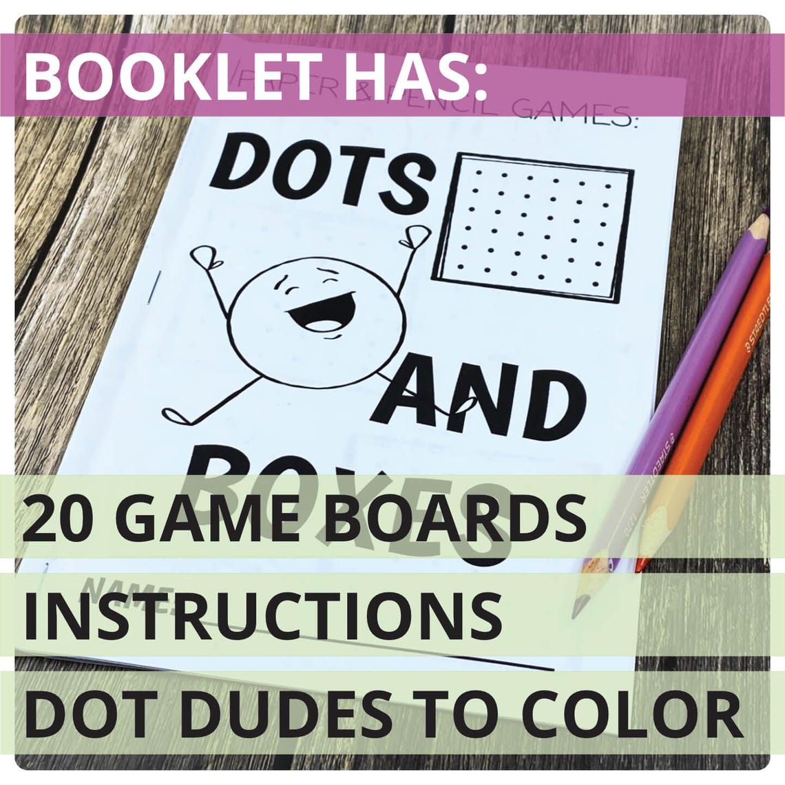 Dots and Boxes Game Templates | Easy Morning Work and Early Finisher ...