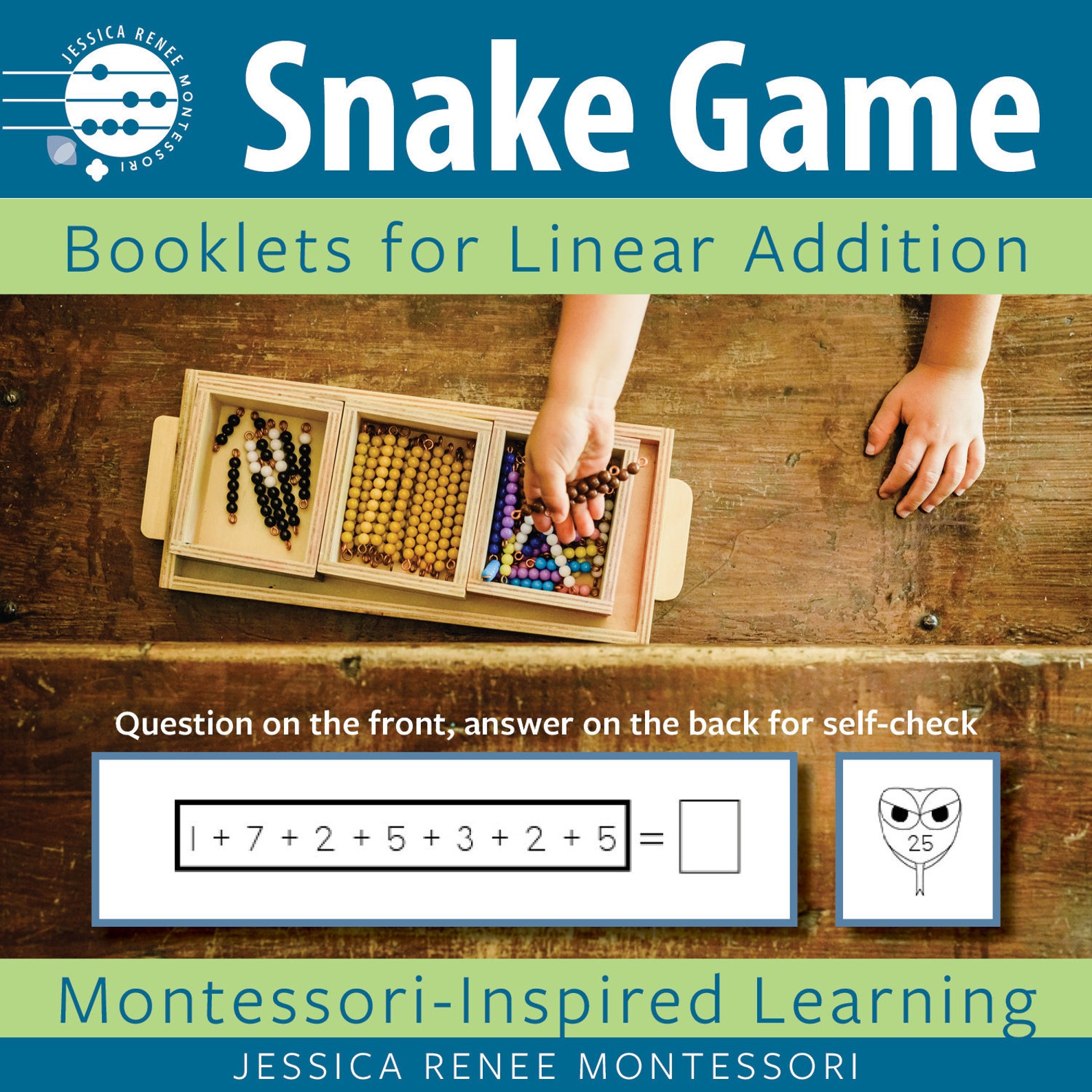 Montessori Math Addition Snake Game Booklets for Addition | Etsy