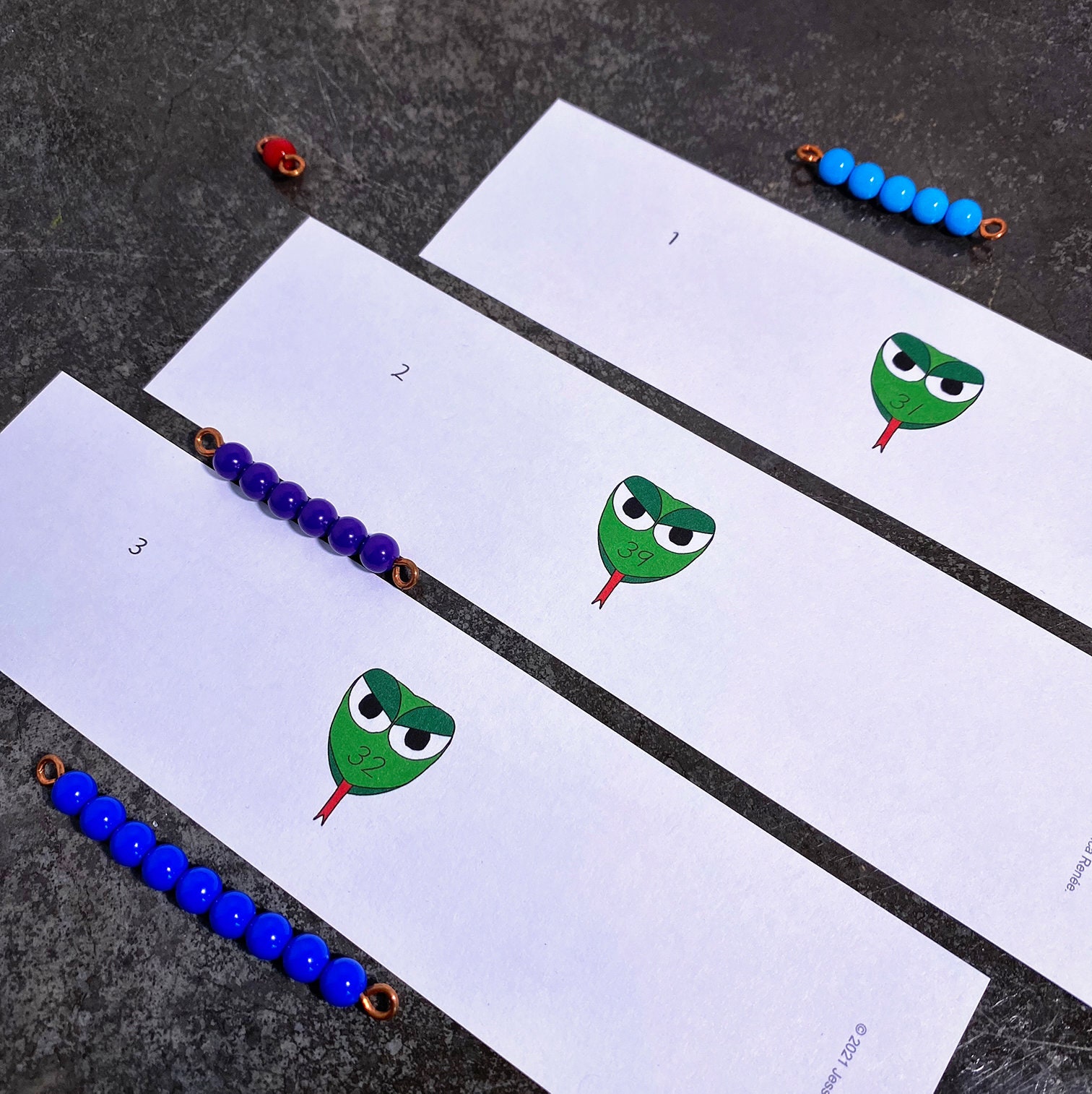 Montessori Math Addition Snake Game Bundle for Facts Practice - Etsy