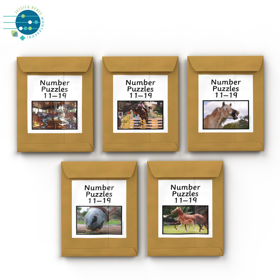 Montessori Math Puzzles for Practicing the Teen Numbers - Etsy