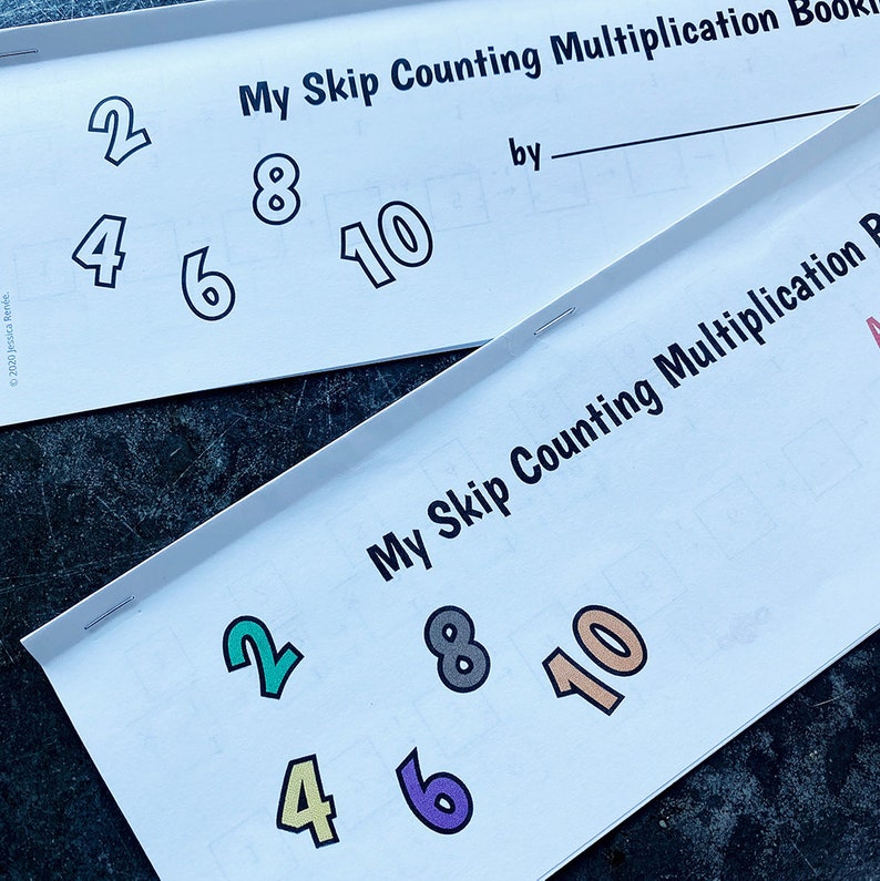 Montessori Skip Counting Multiplication Math Facts Booklet - Etsy