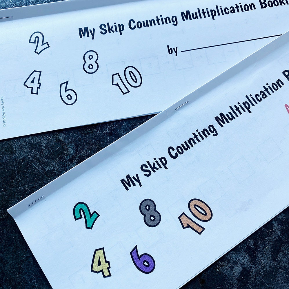 Montessori Skip Counting Multiplication Math Facts Booklet - Etsy