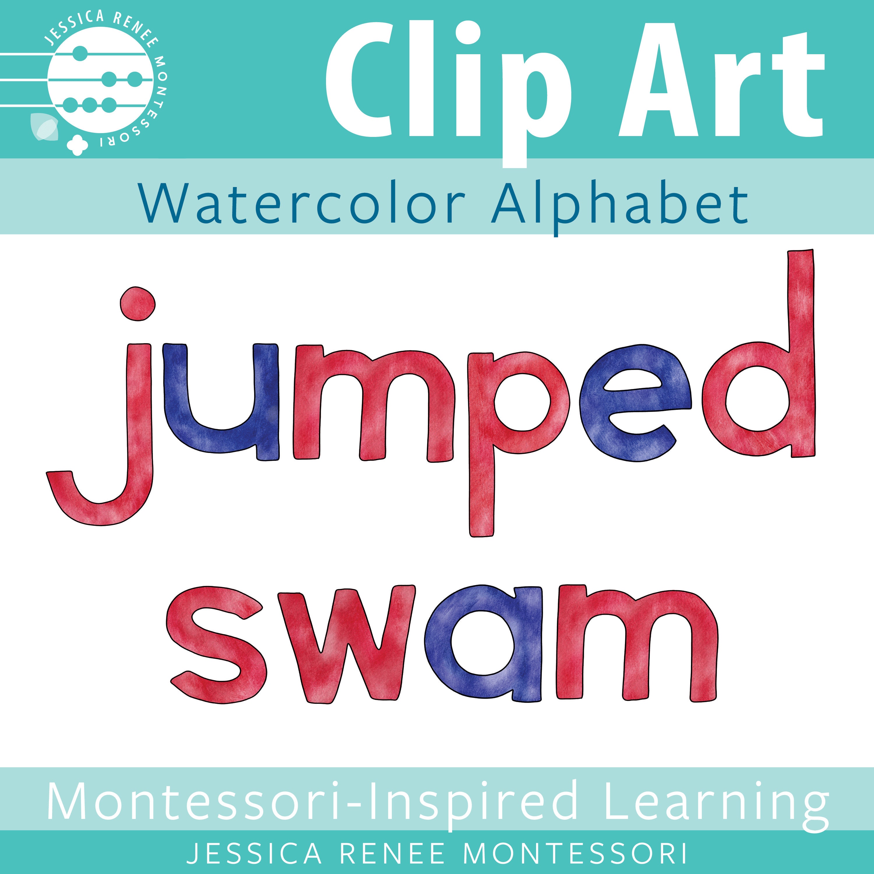Montessori Moveable Alphabet Clip Art - Etsy