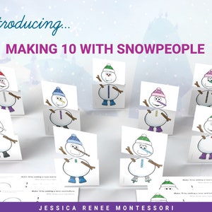 Montessori Winter & Christmas Math Activity: Making 10 Bead Stair ...