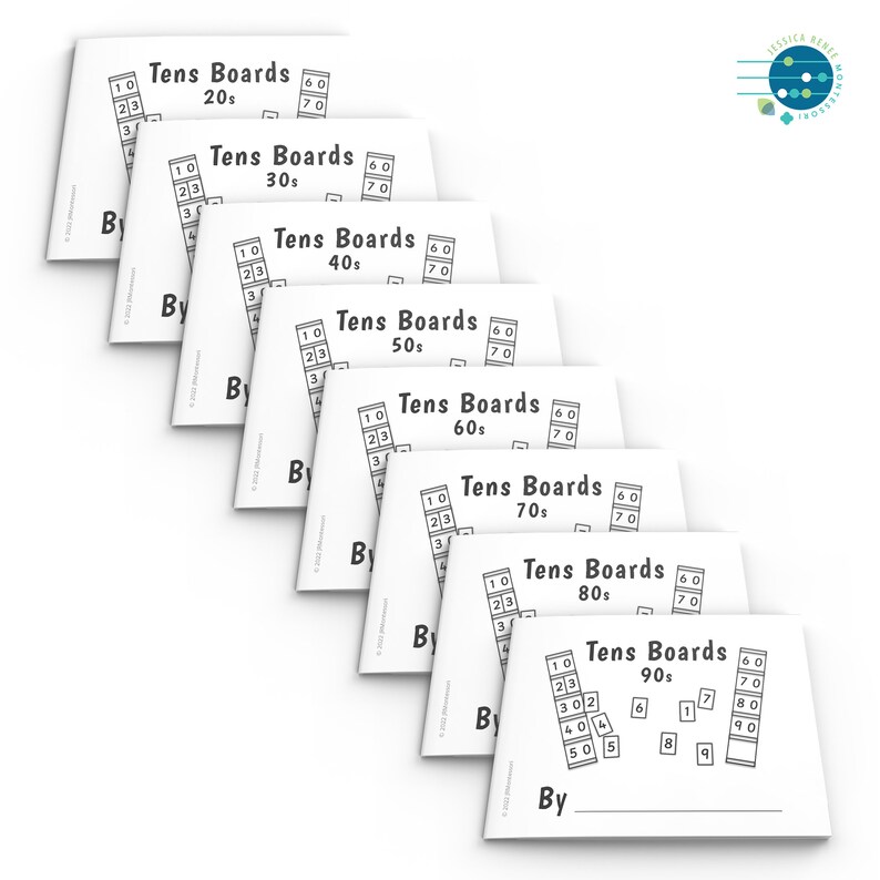 Montessori Math Tens and Teen Boards Booklets Bundle - Etsy