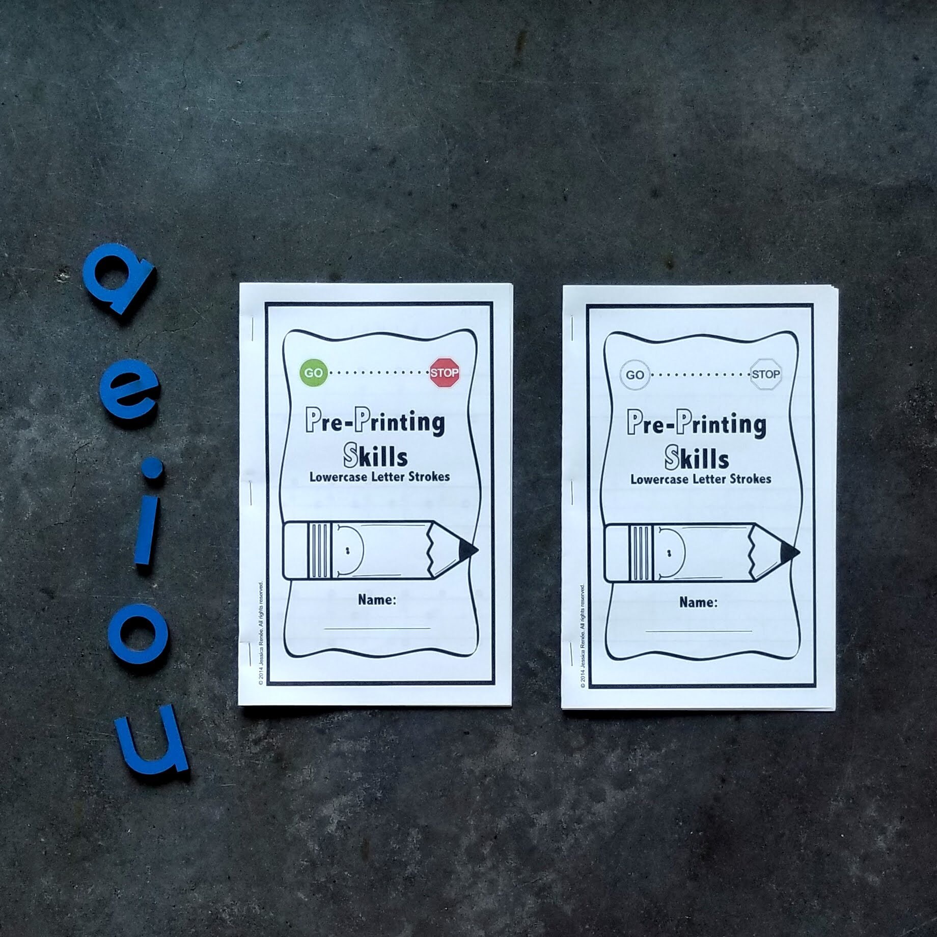 Pre-writing Booklets for Uppercase and Lowercase Letter Formation - Etsy