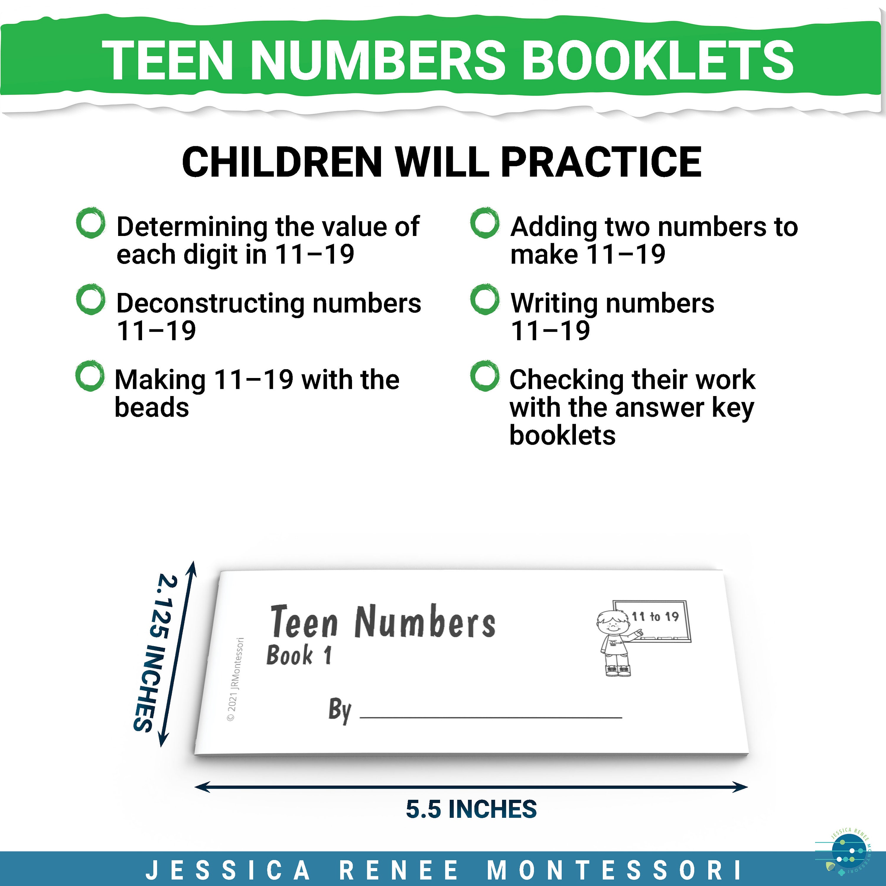 Montessori Math Numbers 1–9 and 11–19 With the Colored Bead Stair - Etsy