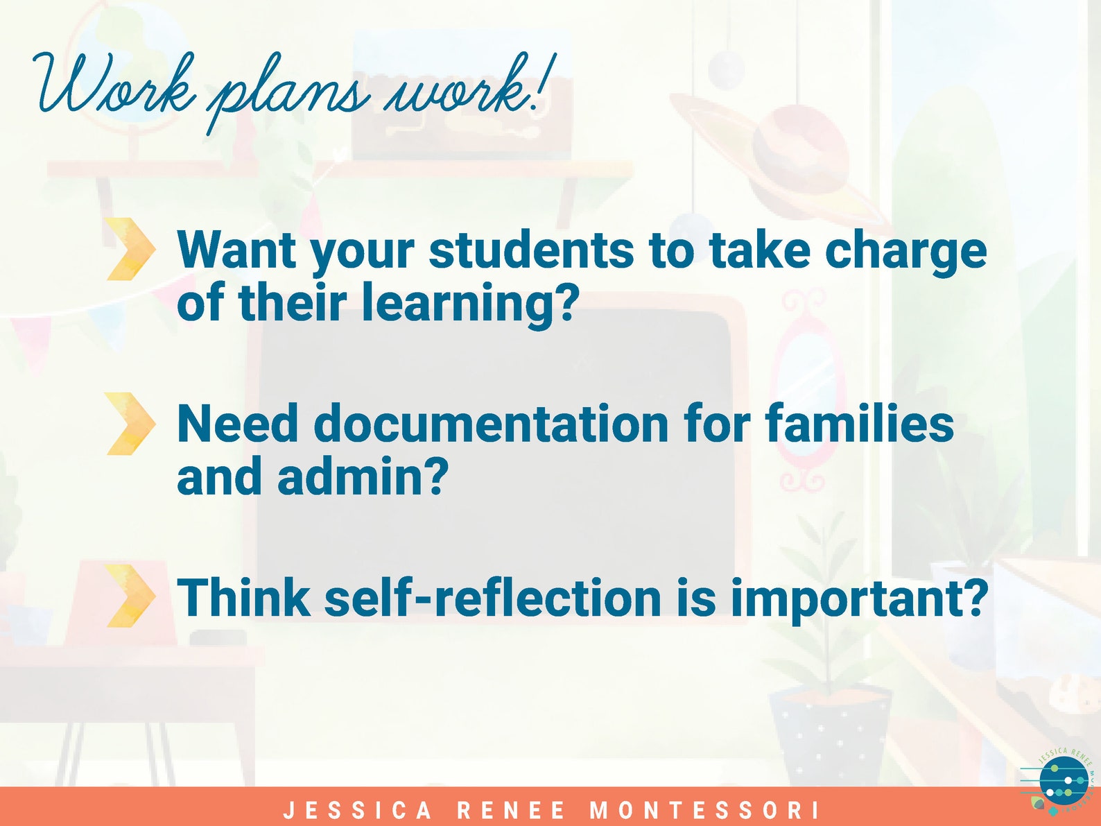 Montessori Work Plan Mini Booklet - Etsy