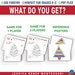 Montessori Winter Math Game: Count & Color the Christmas Lights, Bead ...
