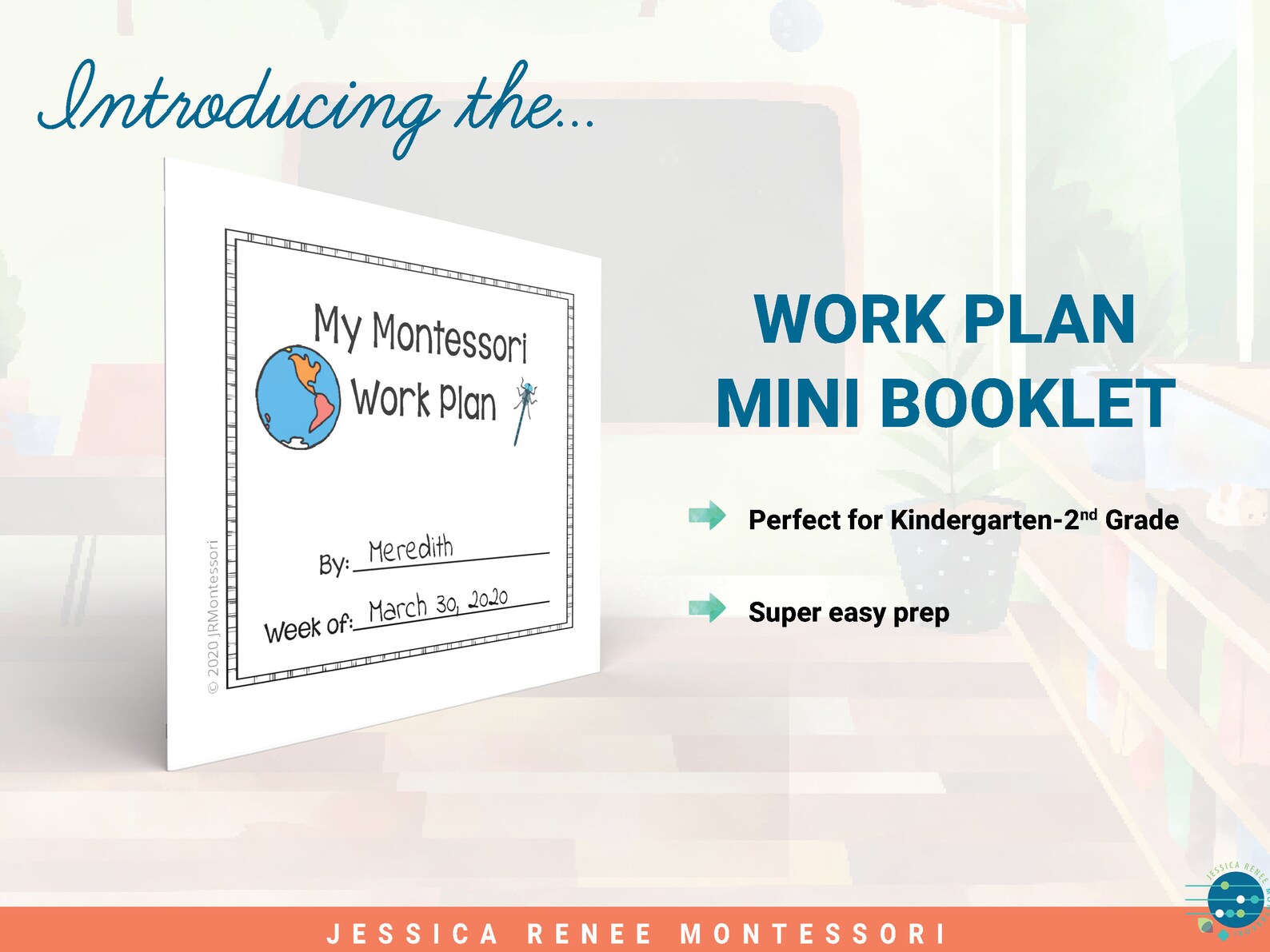 Montessori Work Plan Mini Booklet - Etsy