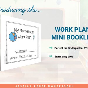 Montessori Work Plan Mini Booklet - Etsy