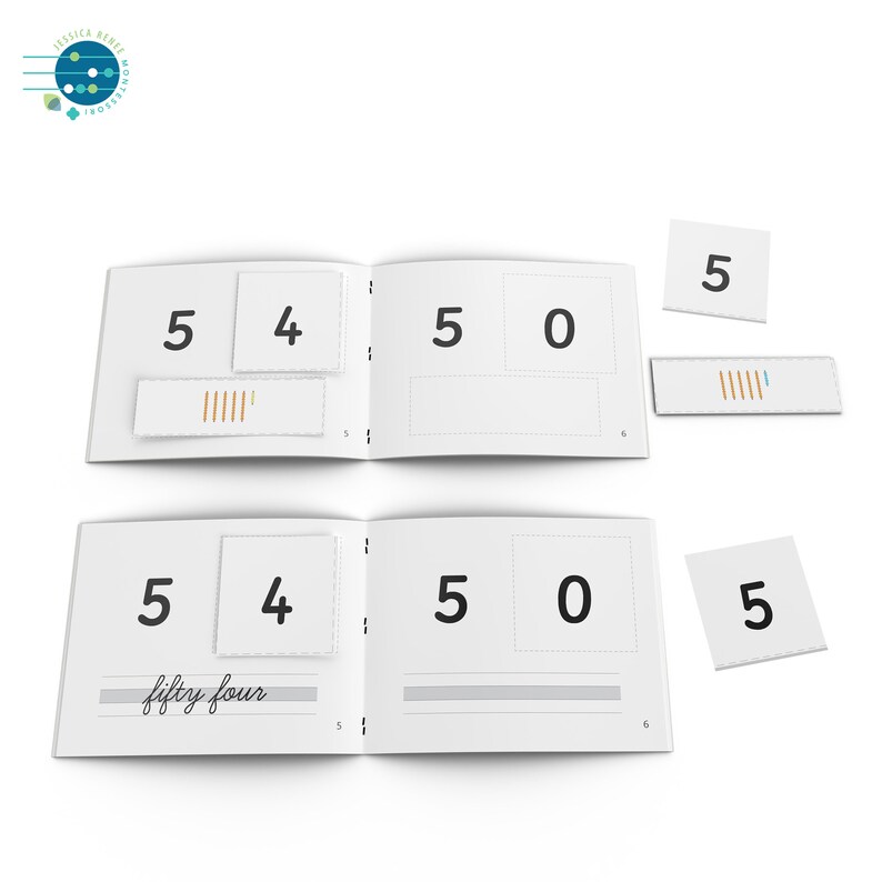Montessori Math Tens and Teen Boards Booklets Bundle - Etsy