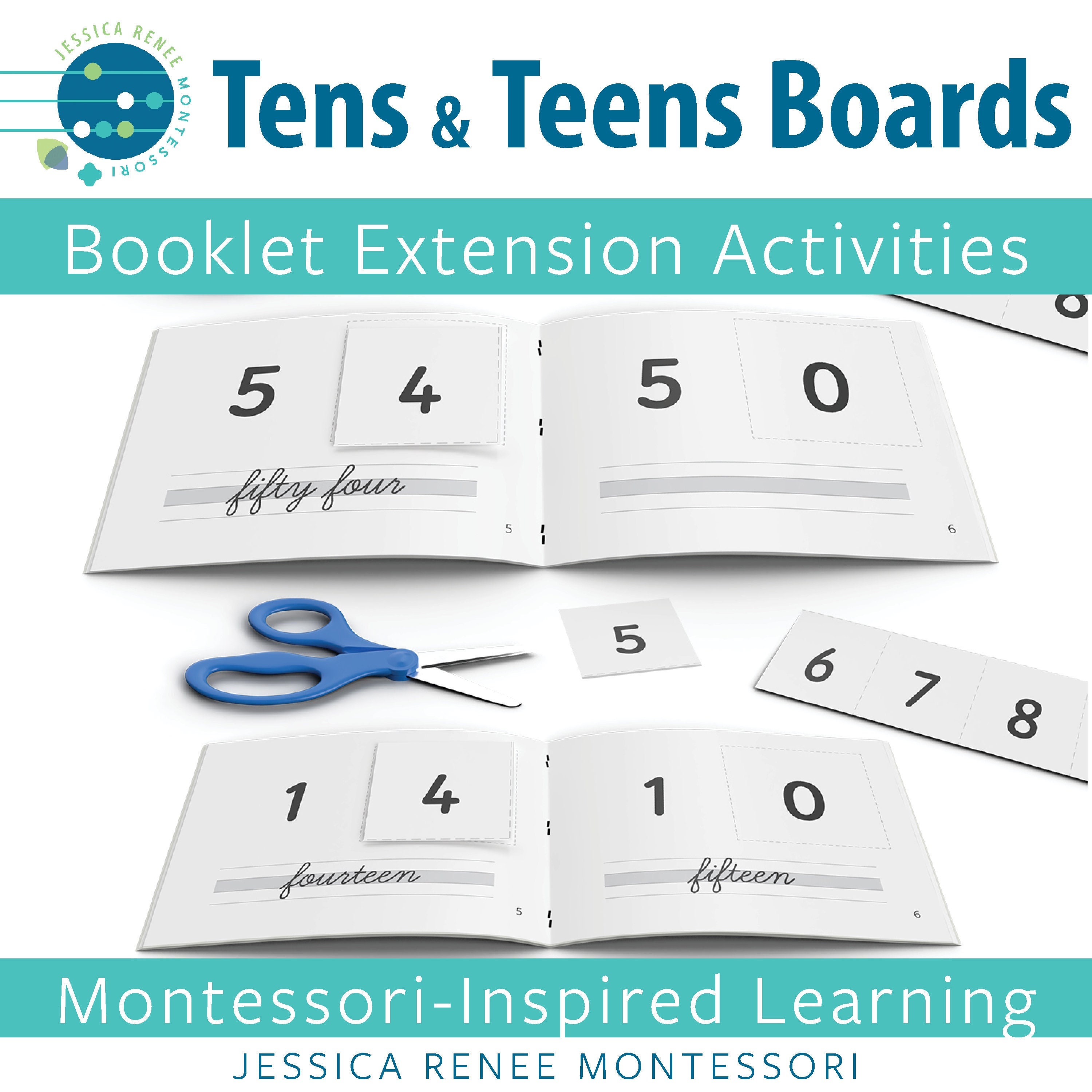 Montessori Math Tens and Teen Boards Booklets Bundle - Etsy