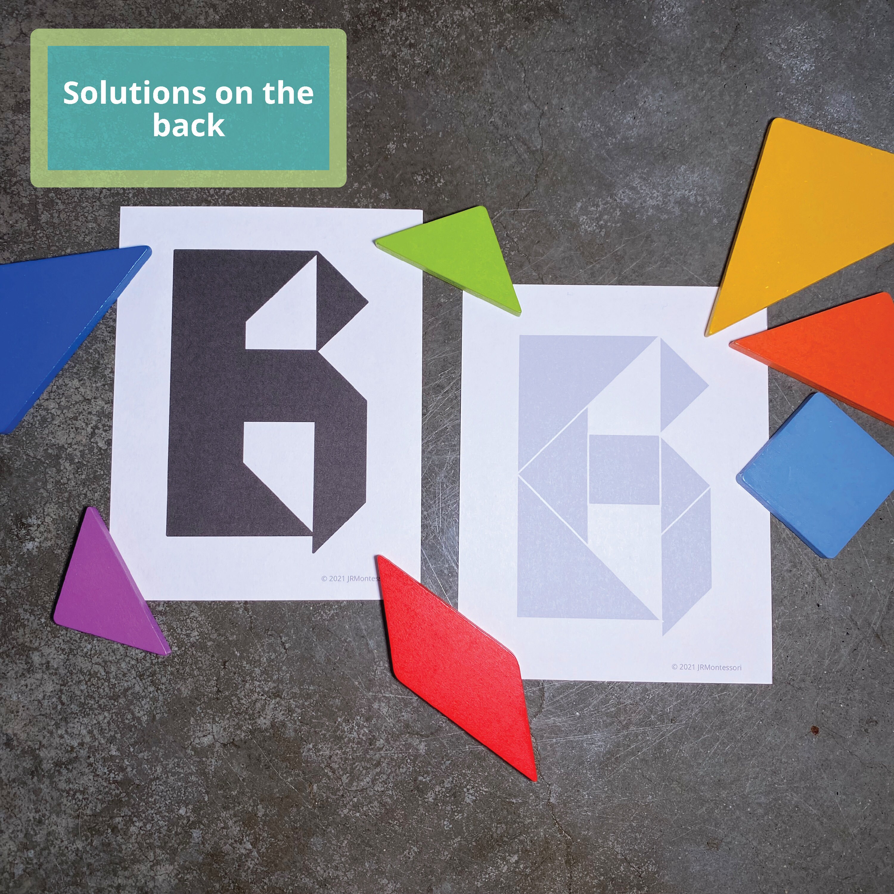 Tangram Task Cards With Alphabet Puzzles - Etsy