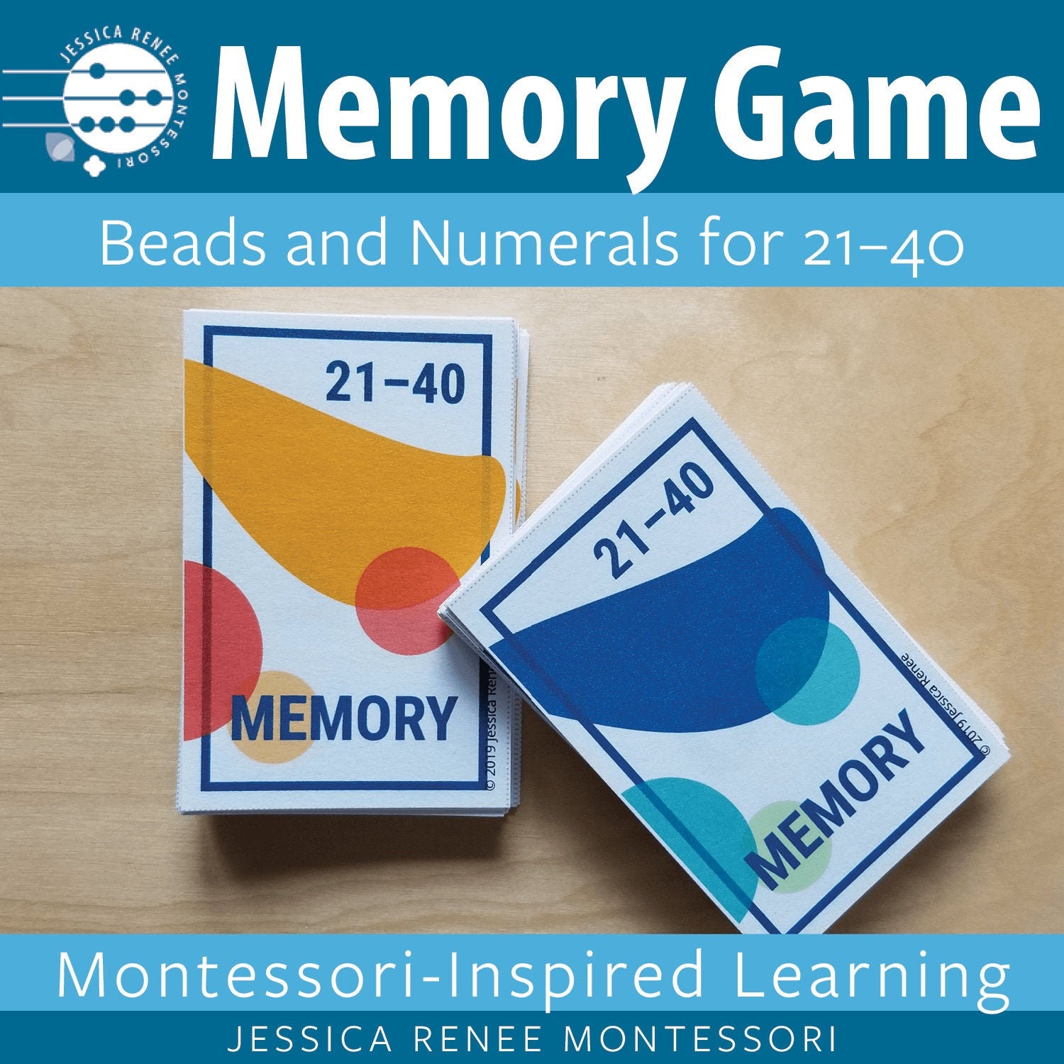 Montessori Math Memory Game: Cuentas y números para 2140 - Etsy España