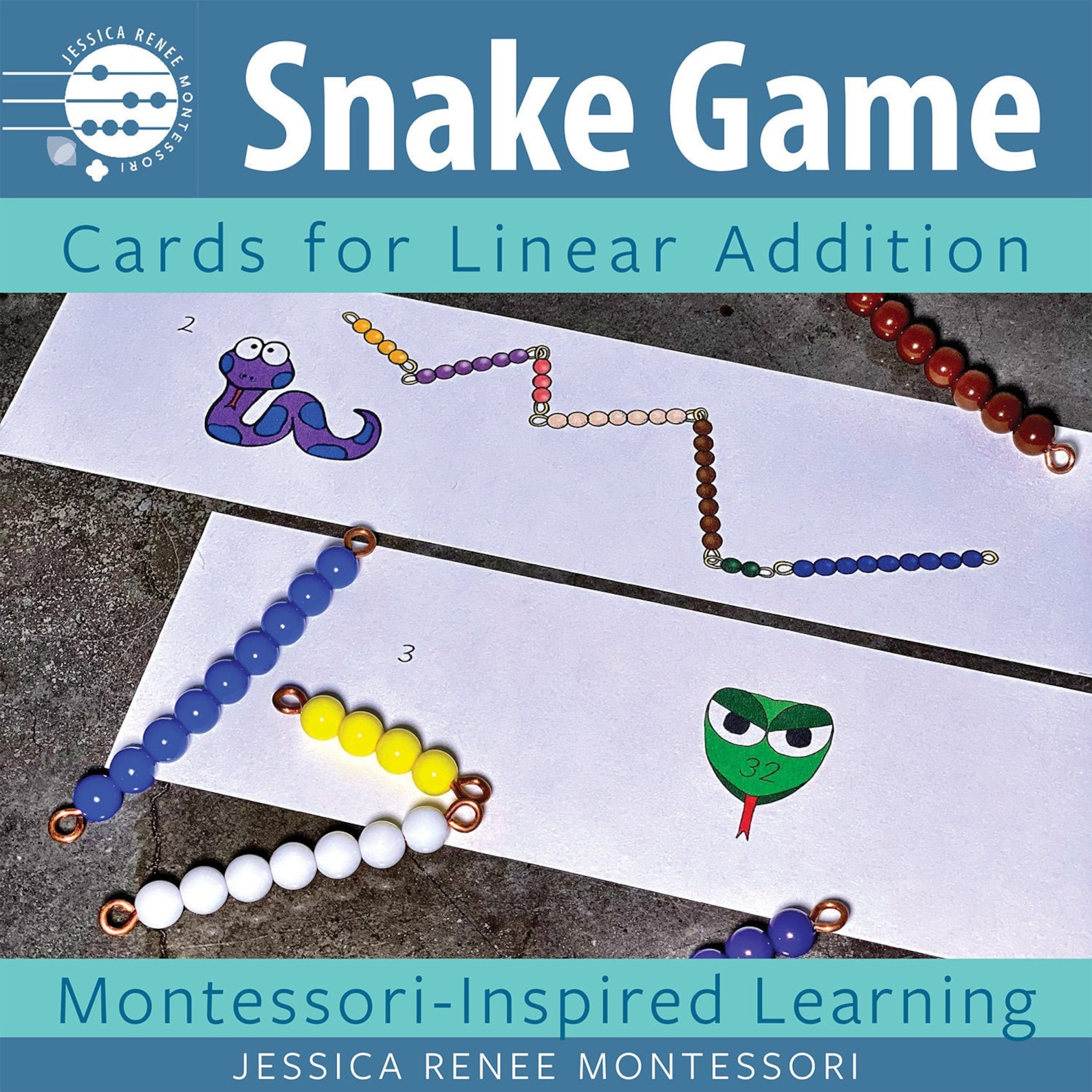 Montessori Math Addition Snake Game Cards (bead Stair Version) for ...