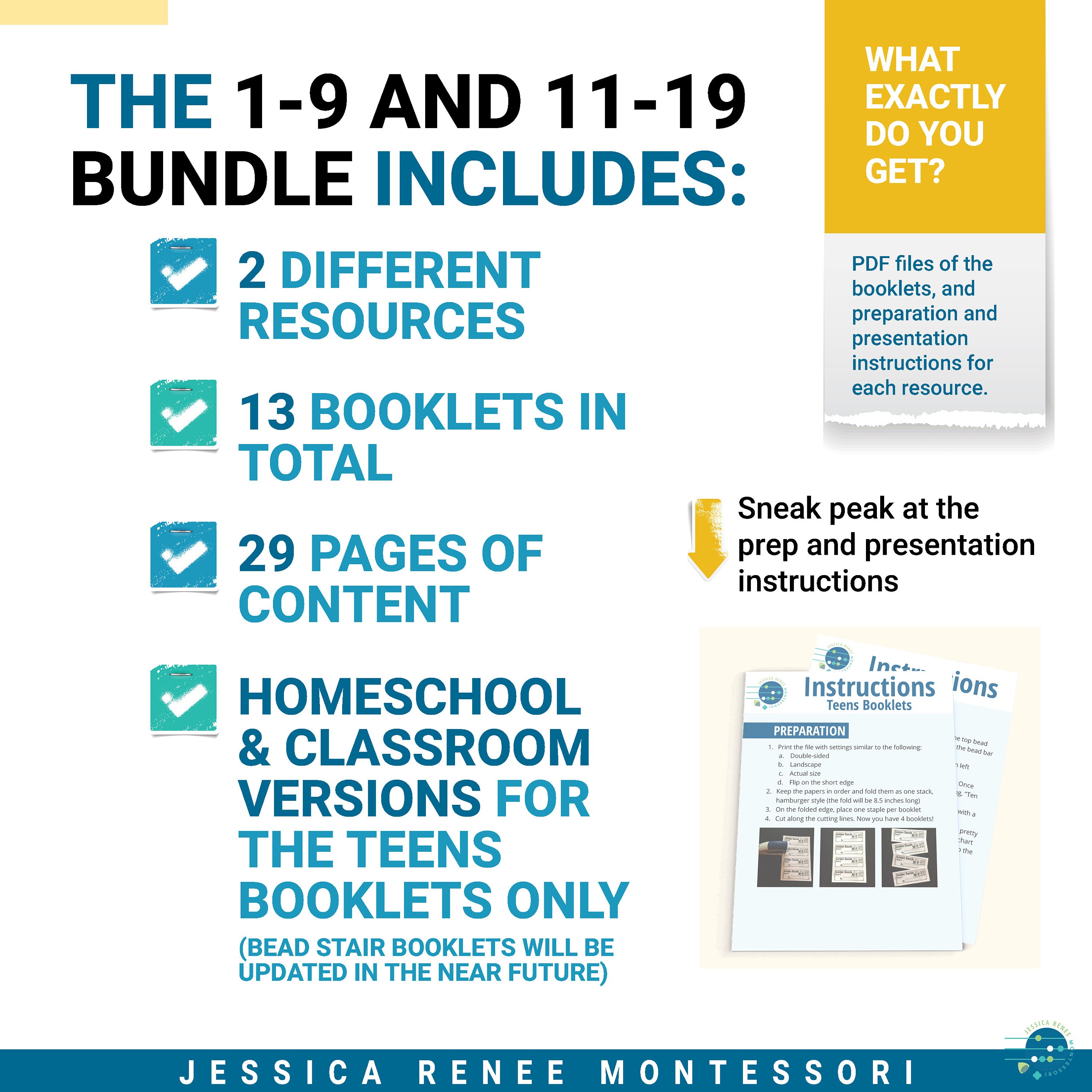 Montessori Math Numbers 1–9 and 11–19 With the Colored Bead Stair - Etsy