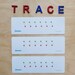 Pre-writing Tracing Cards: Uppercase Strokes - Etsy