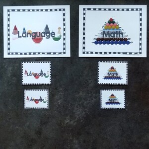 Montessori Classroom Area Labels With Real Images - Etsy Canada