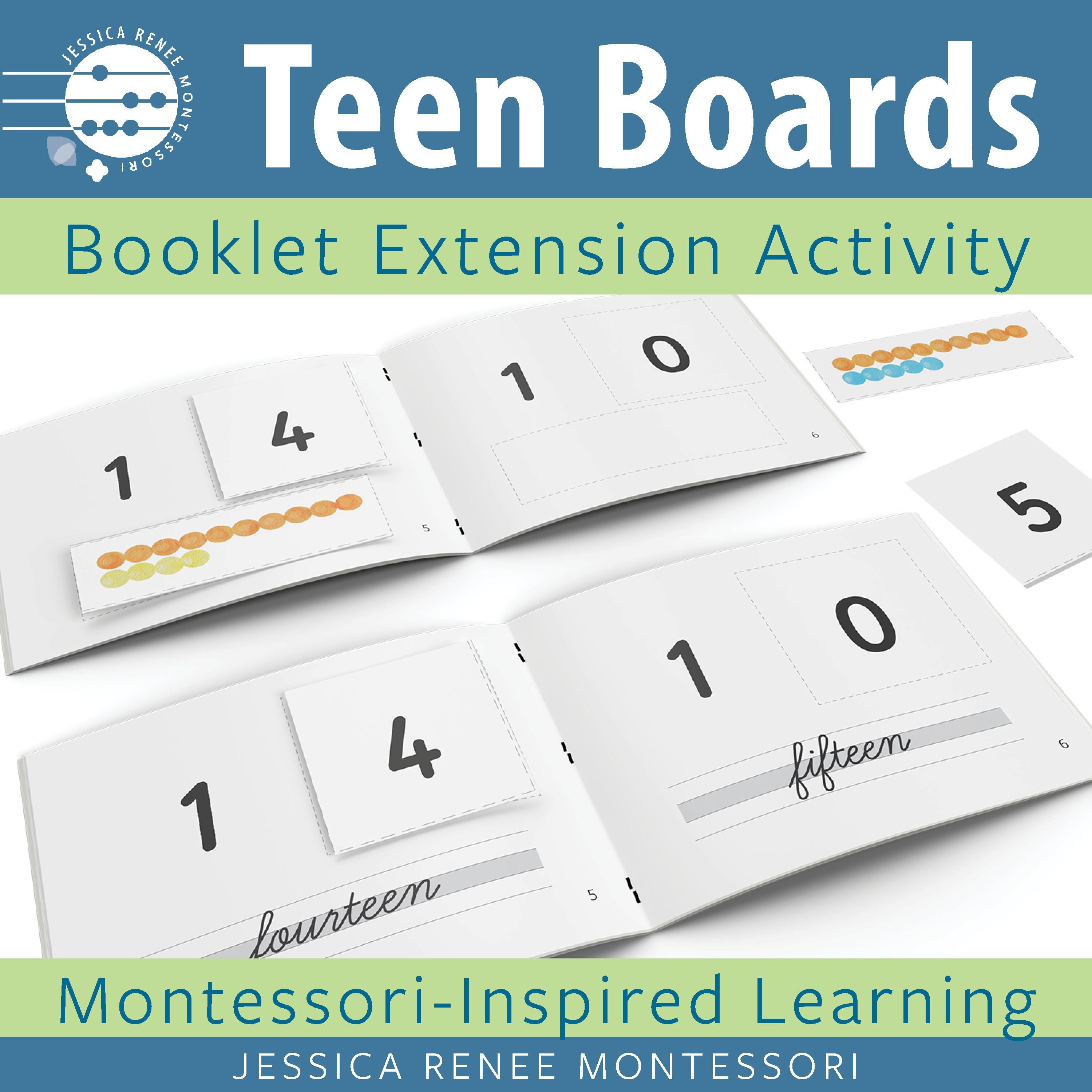 Montessori Math Teen Boards Booklets - Etsy