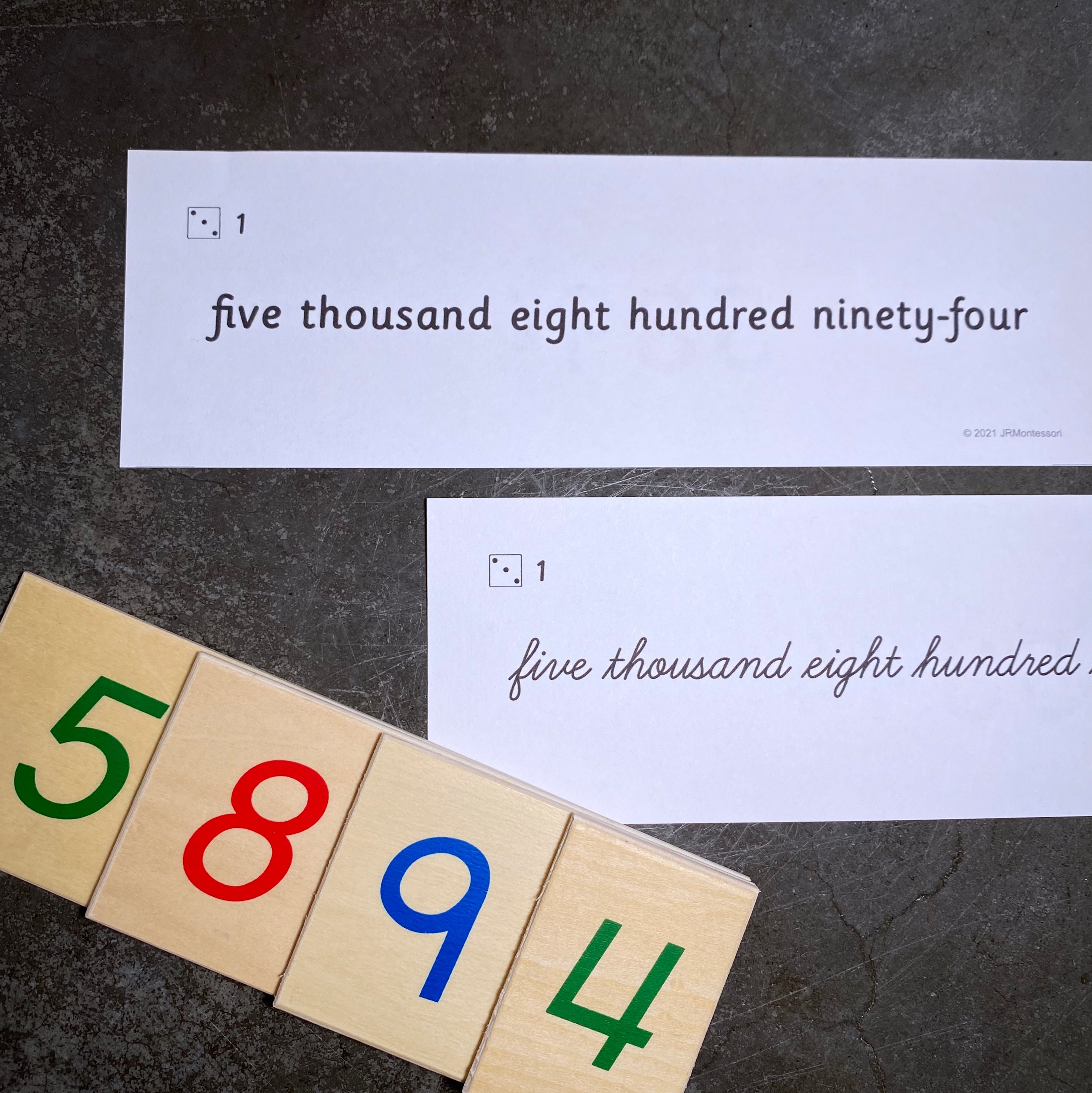 Montessori Math Place Value Bundle: Golden Bead Task Cards - Etsy
