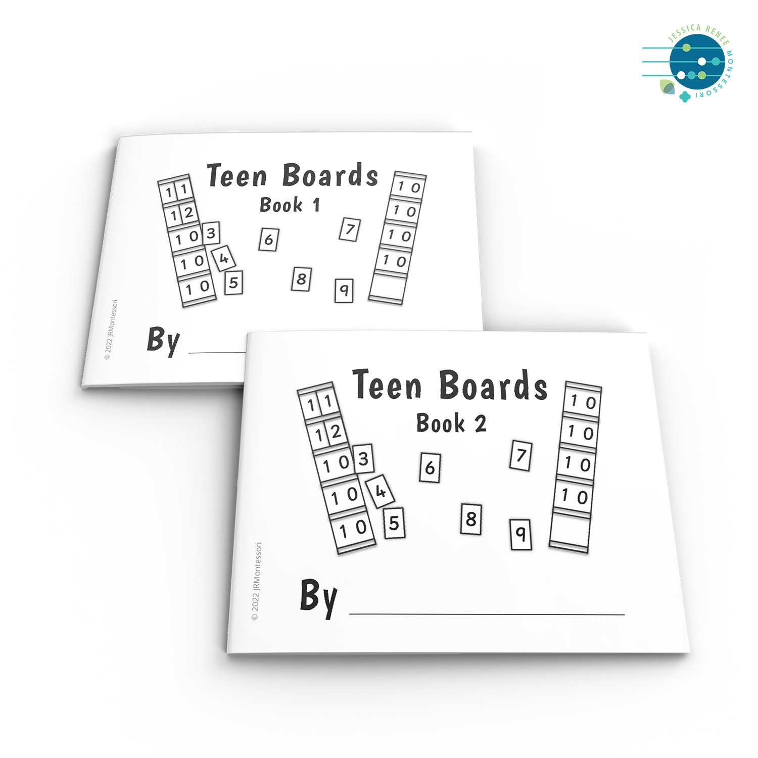 Montessori Math Tens and Teen Boards Booklets Bundle - Etsy