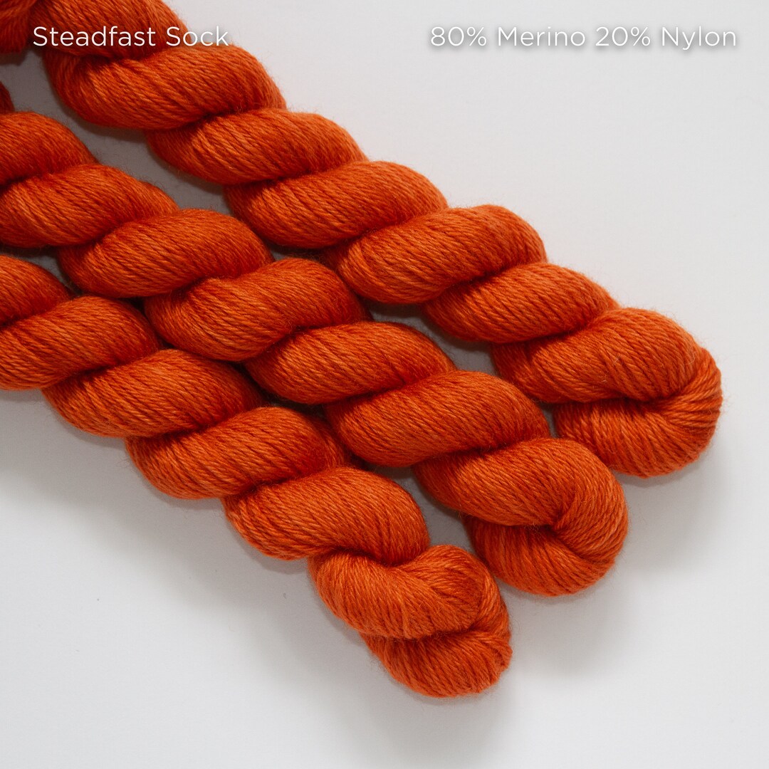 Tango - Hand Dyed Sock Contrast Minis - Etsy