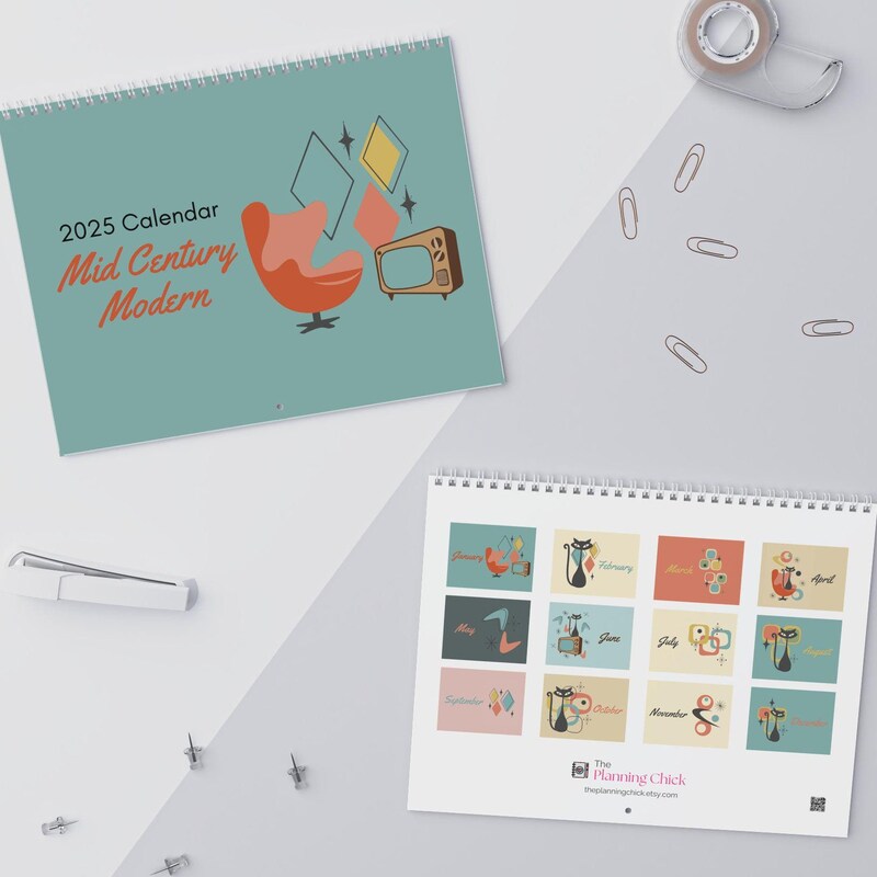 Modern Calendar - Etsy