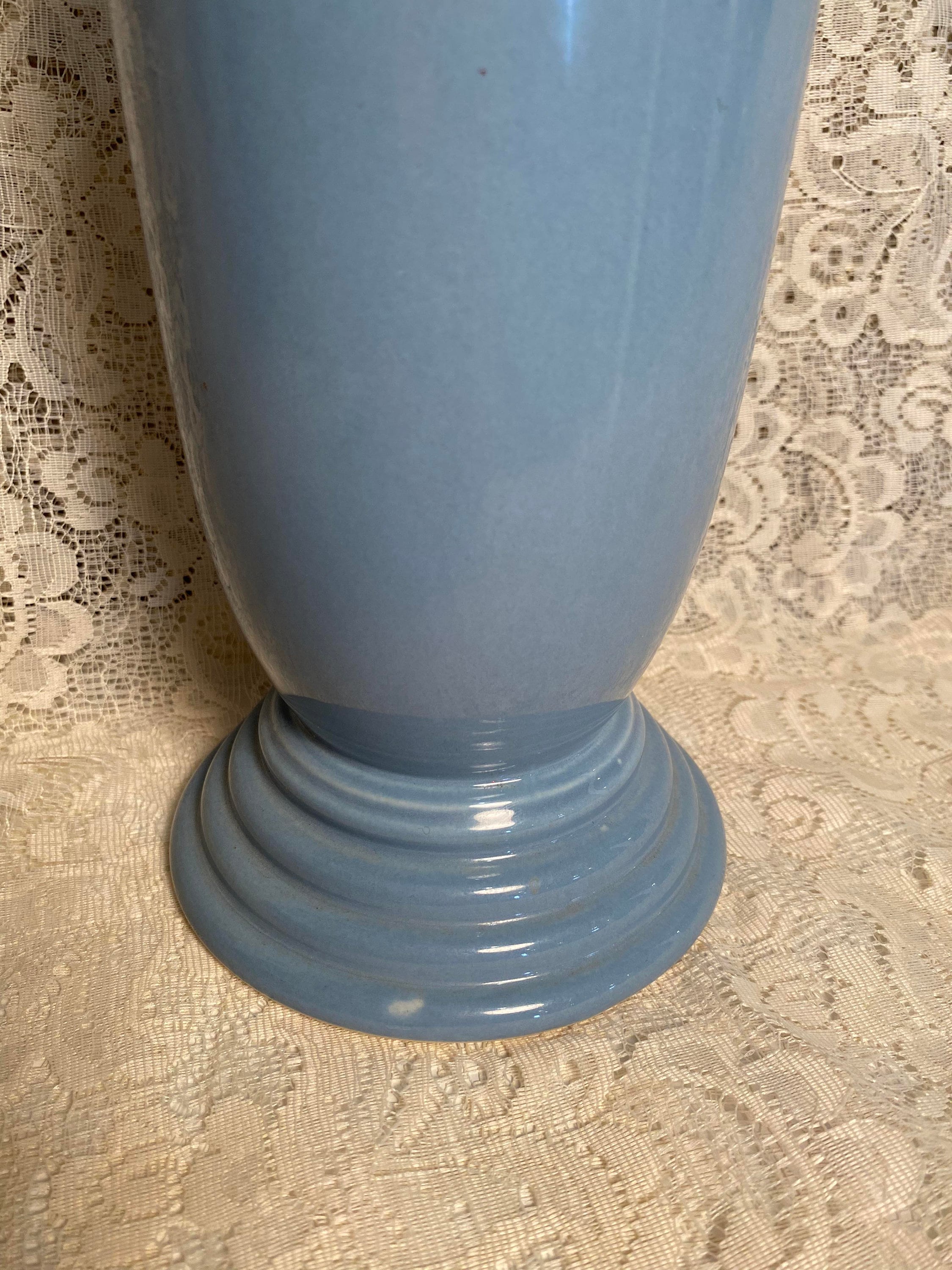 Vintage Tiffany Blue Fiestaware Vase - Etsy