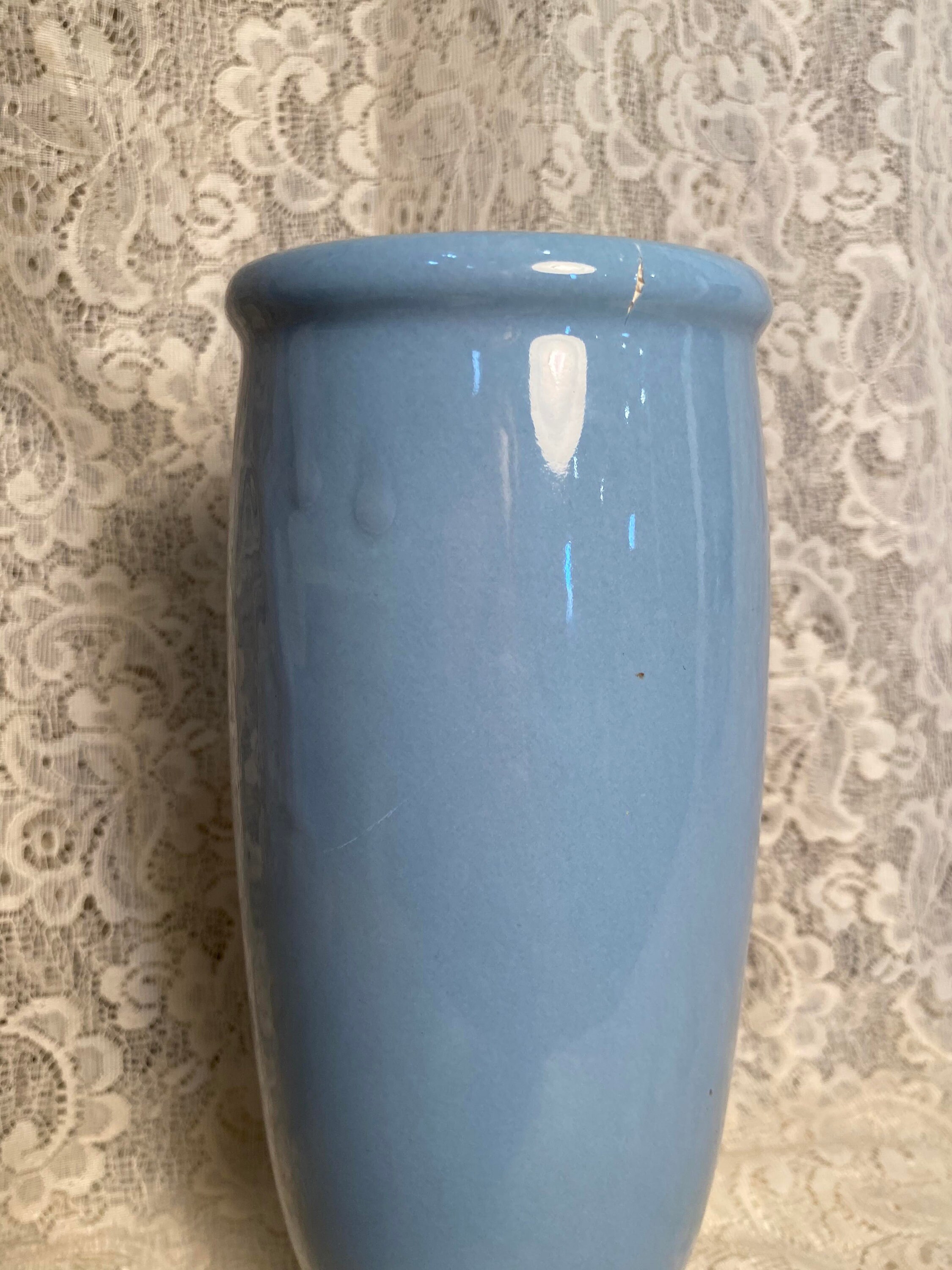 Vintage Tiffany Blue Fiestaware Vase - Etsy