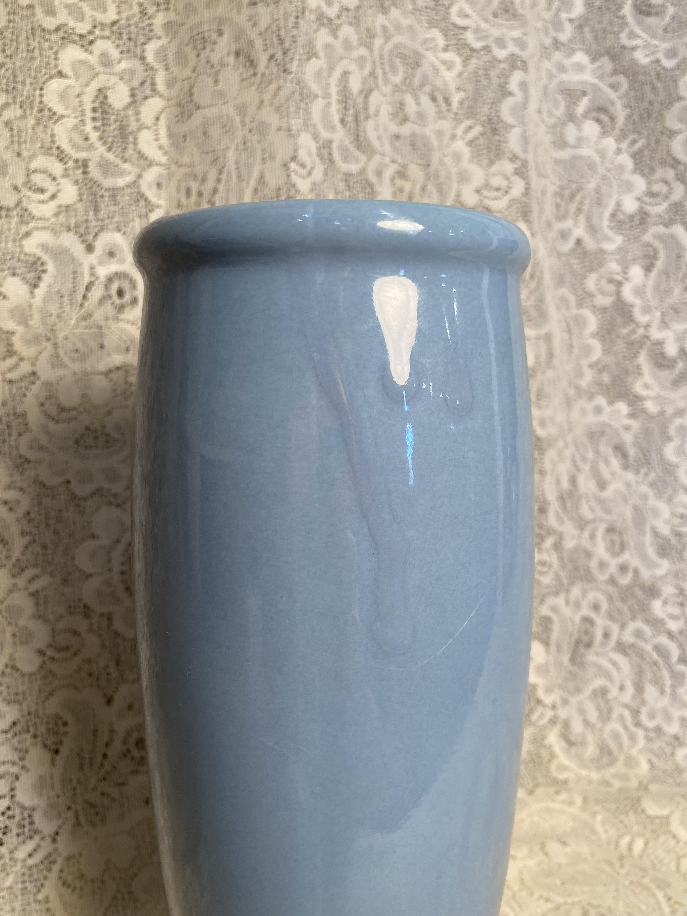 Vintage Tiffany Blue Fiestaware Vase - Etsy