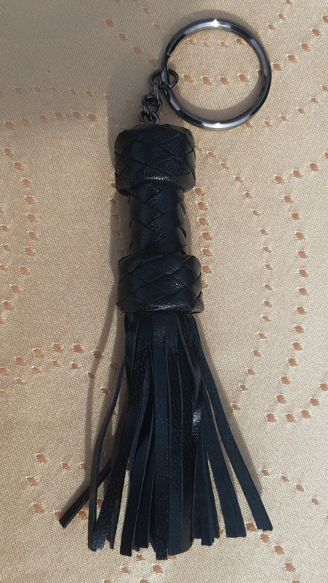 Mini Flogger Leather Keychain Key Chain - Etsy