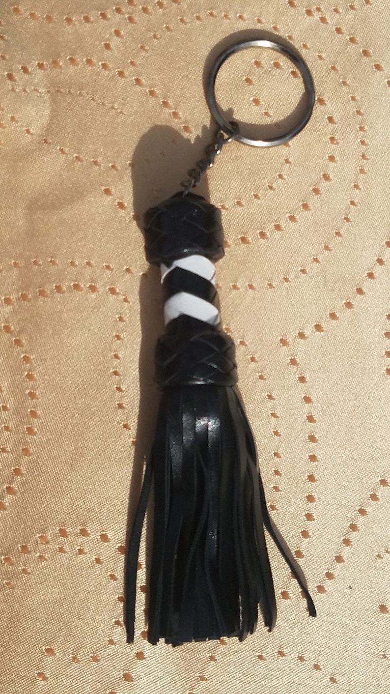 Mini Flogger Leather Keychain Key Chain - Etsy