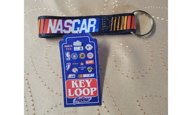 Vintage Nascar Keychain Key Loop Key Chain Gordon Jarrett Labonte Rusty ...