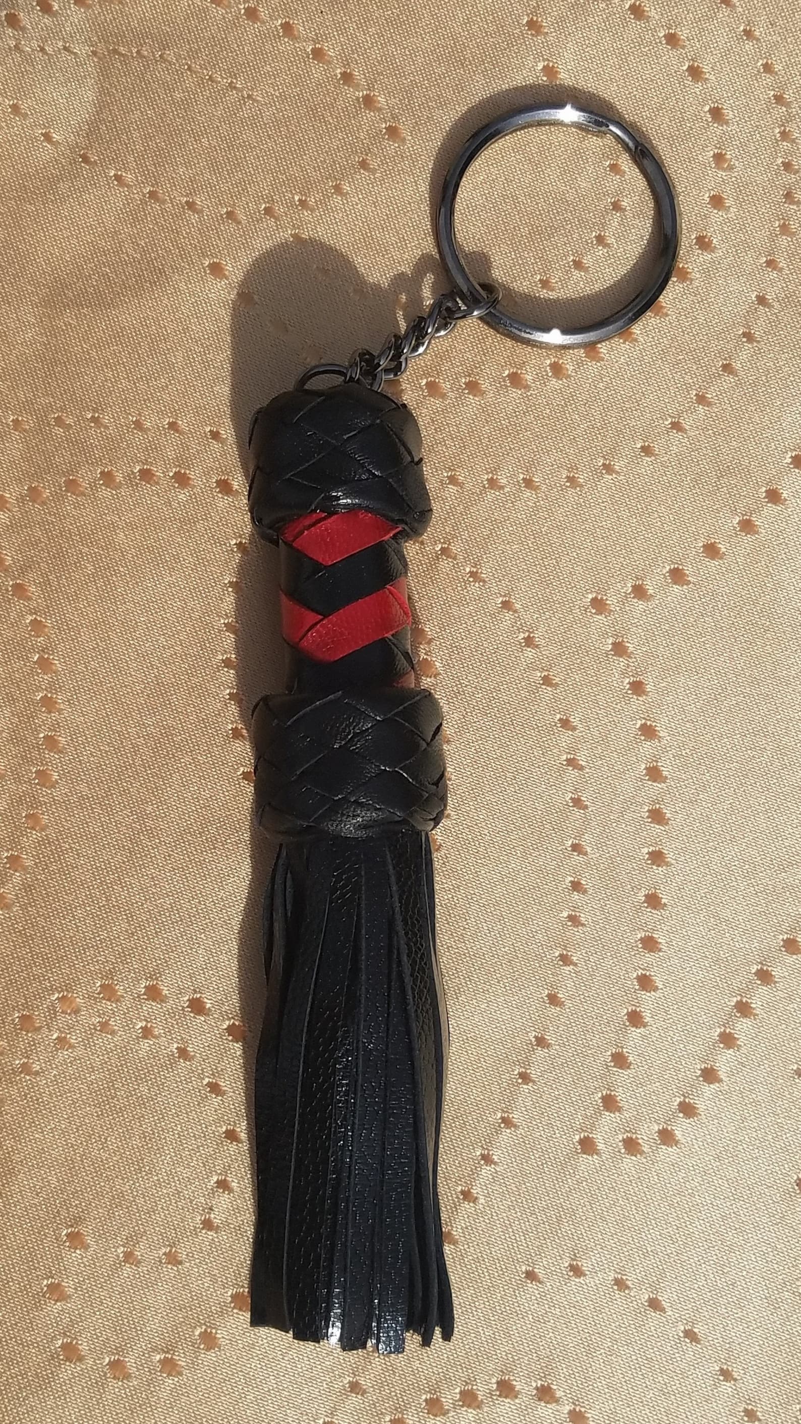 Mini Flogger Leather Keychain Key Chain - Etsy