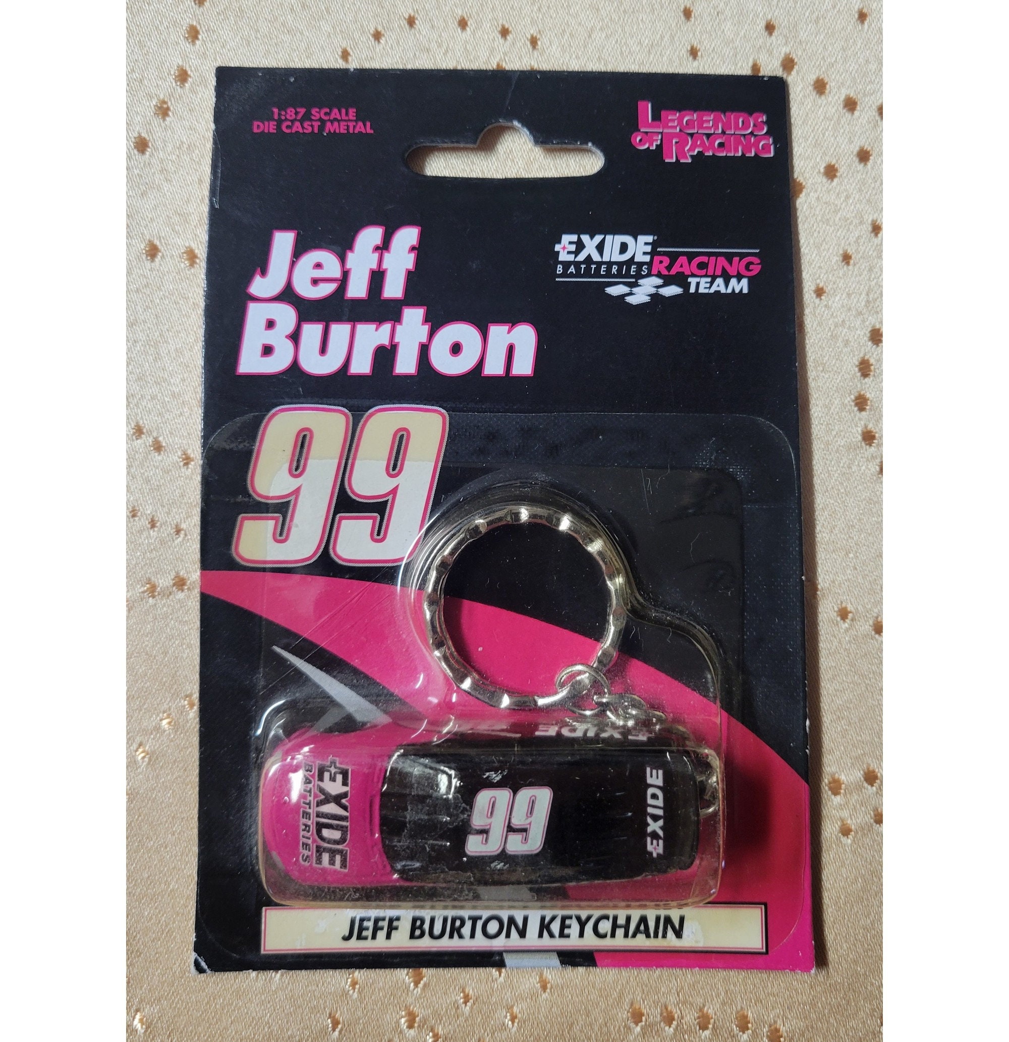 Vintage NASCAR Legends of Racing Keychain Key Chain Earnhardt Gordon ...
