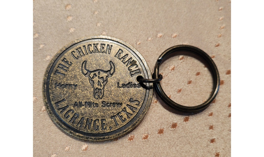 The Chicken Ranch Lagrange Texas Key Chain Keychain - Etsy