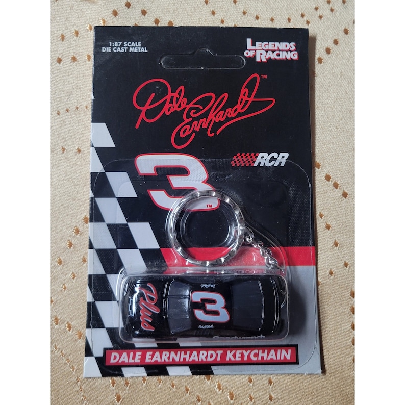 Vintage NASCAR Legends of Racing Keychain Key Chain Earnhardt Gordon ...