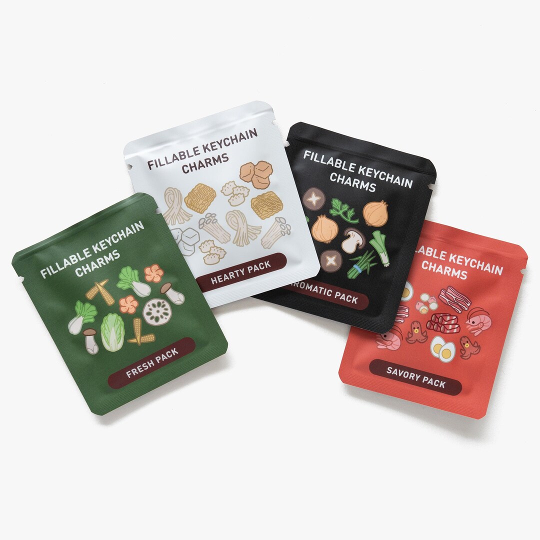 Hot Pot Fillable Keychain Charms Blind Booster Packs - Etsy