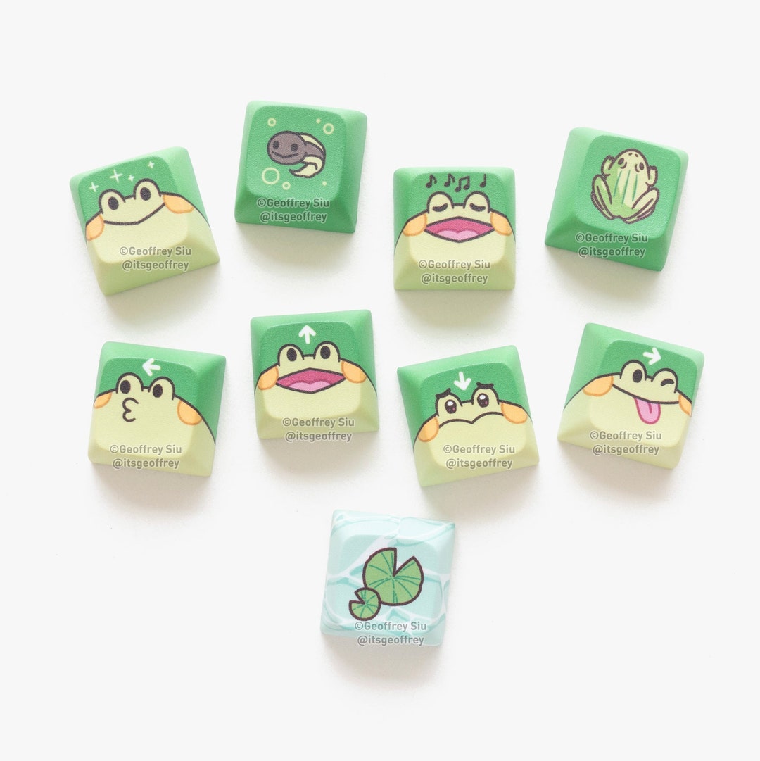 Frog Individual Key Caps - Etsy