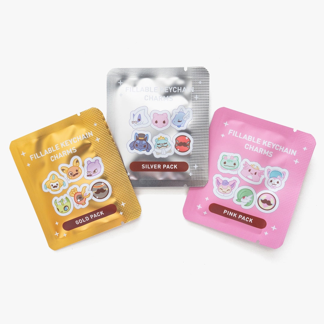 NEW* Gentlemon Fillable Keychain Charms Blind Booster Packs - Etsy