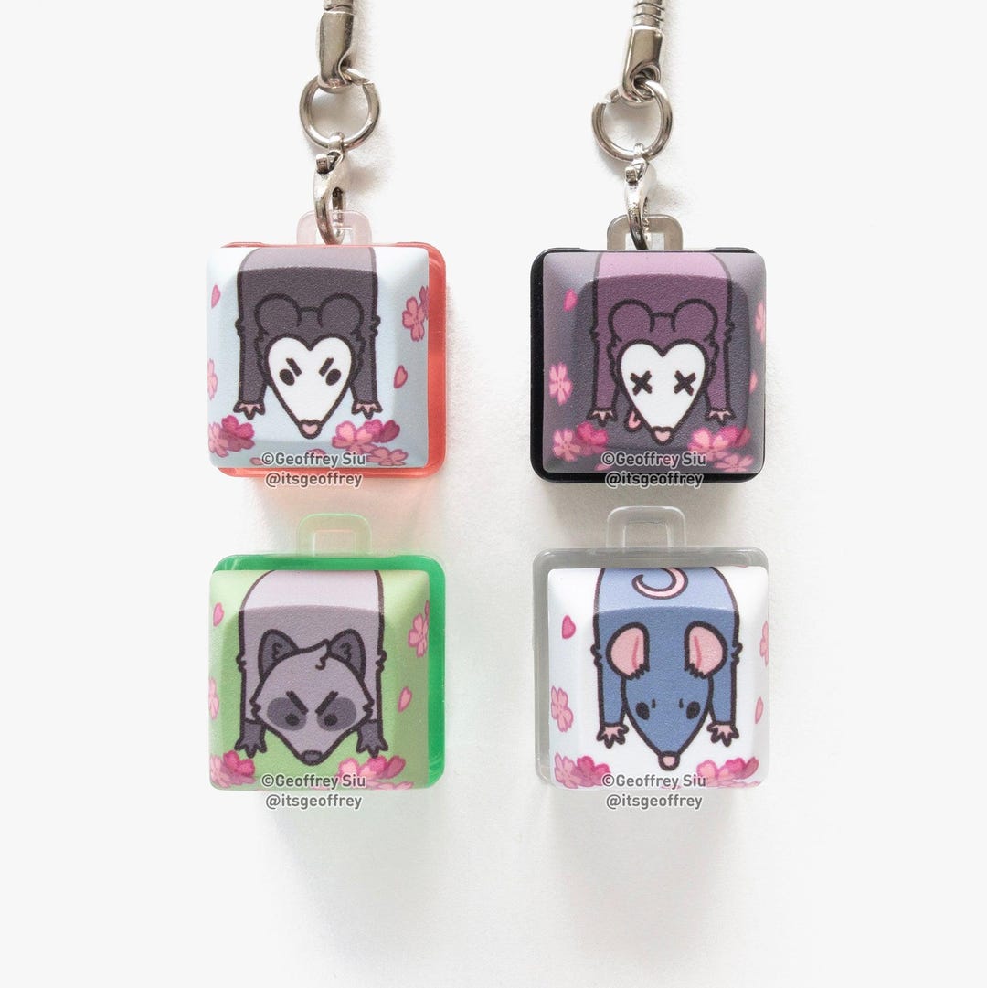 Garbage Clicky Keychains - Etsy